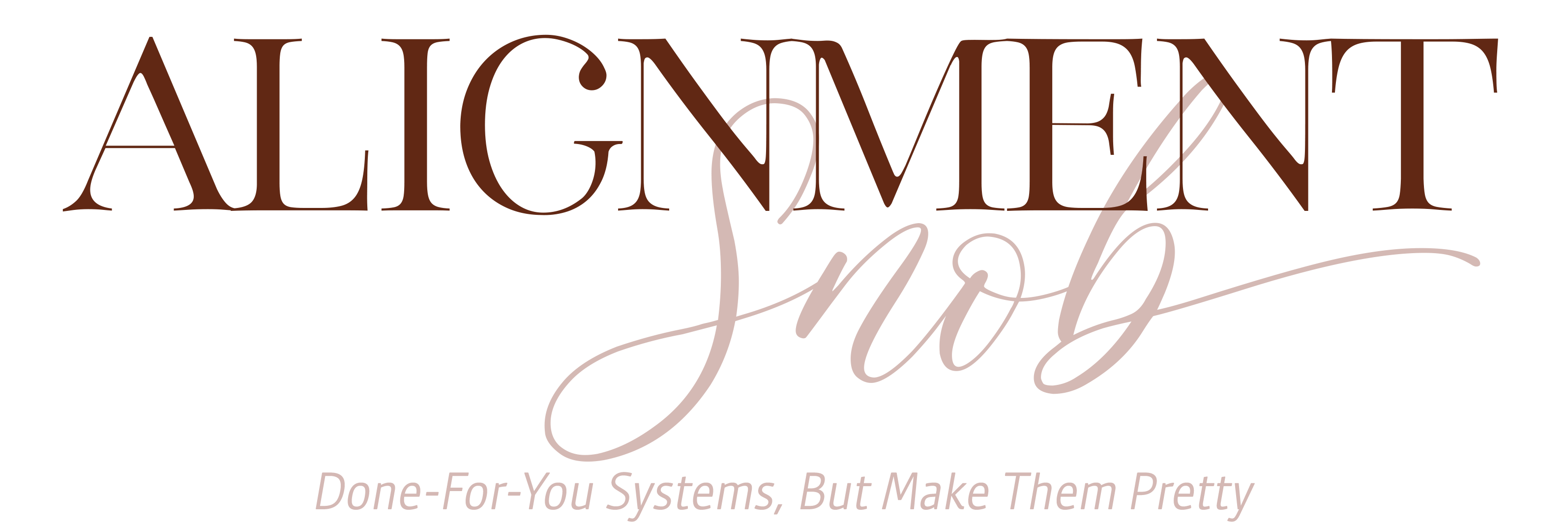 Alignment Snob | Alignment Tools & Pretty Systems for Women in Biz